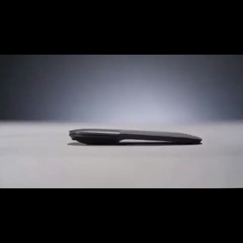 Bluetooth 4.0 Folding Wireless Mouse Arc Touch Silent Ergonomic Slim ...