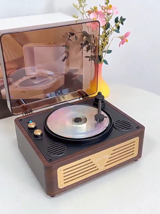 Middix CD Player for kpop albums Portable Retro Bluetooth Speaker Music ...