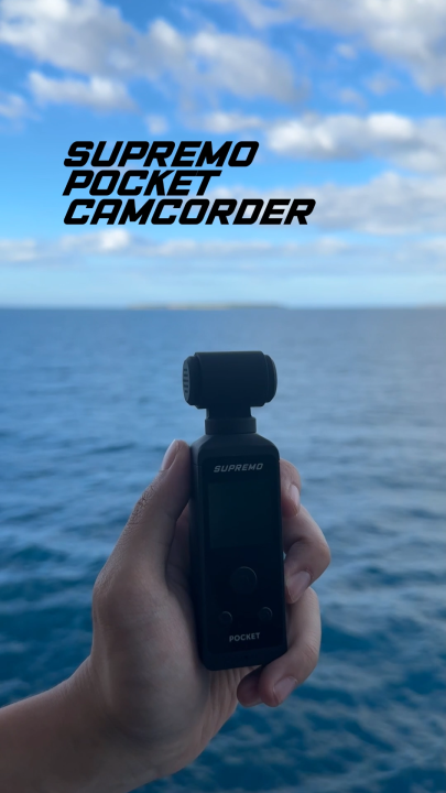 Supremo Ultra HD Pocket Action Camera - Black 1.3" HD the front LCD ...