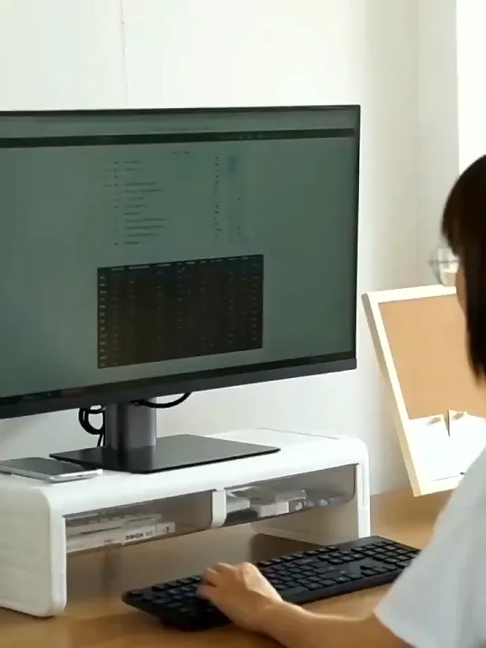 Monitor stand Rack/ Laptop Stand/ Desktop Organizer/Ergonomic Laptop ...