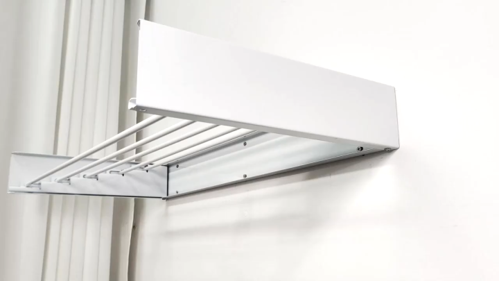 Lotus Baths FDR80 Folding Non-rust 80CM Invisible Wall Mounted Clothes ...