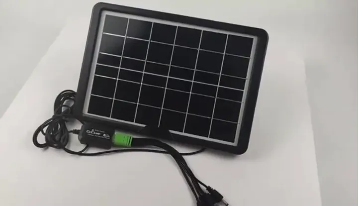 Panel Surya 10wp Poly Crystalline Fotovoltaik Nyaman Luar Ruangan USB ...