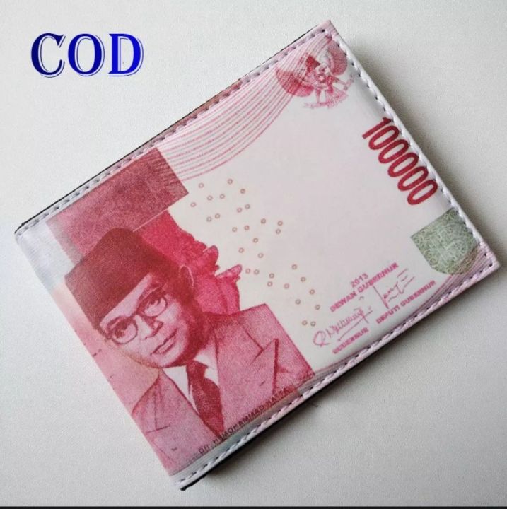 Dompet unik bergambar uang | Lazada Indonesia