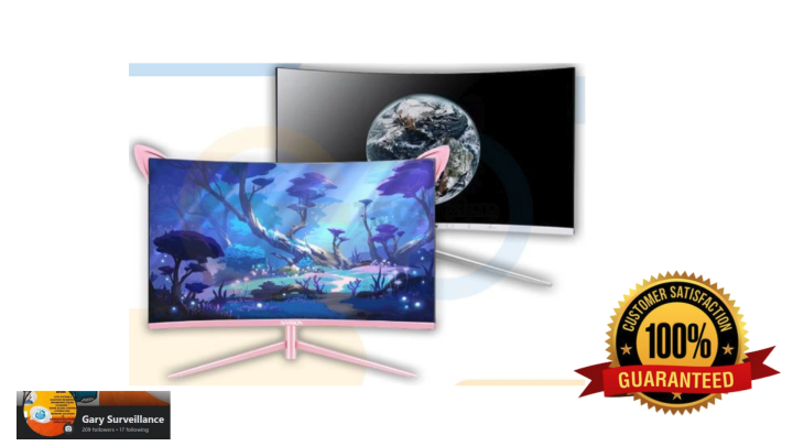 Nvision 27 Inch 165HZ Curved Gaming Monitor 1500R Curved Frameless 1MS ...