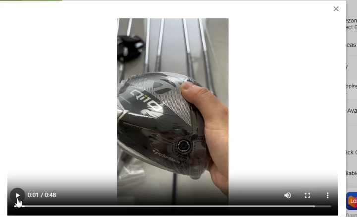 Golf club Taylormade Qi10 2024 Men's Driver 10.5/9.0 Degree R/SR/S Flex ...