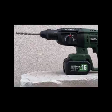 Tanzu MT-21V Brushless Cordless Impact Hammer Drill Rotary Electric ...