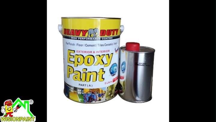1 Liter EPOXY ( 1L HEAVY DUTY EPOXY PAINT ) Two Pack Epoxy Floor Paint ...