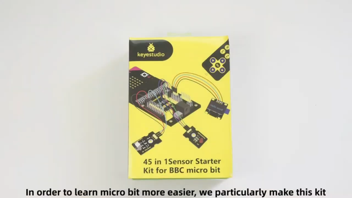 Keyestudio 45-in-1 Sensor Starter Kit: All-in-One Kit for Programming Projects STEM Education 14 ...