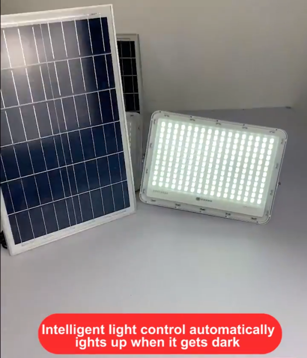 【buy 1 take gift】Solar flood light outdoor waterproof IP67 solar lights with solar panel 1500W ...