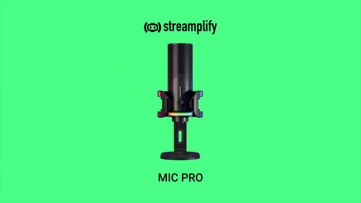 Streamplify MIC PRO High sampling rate of 192kHz/24bit Noise reduction ...