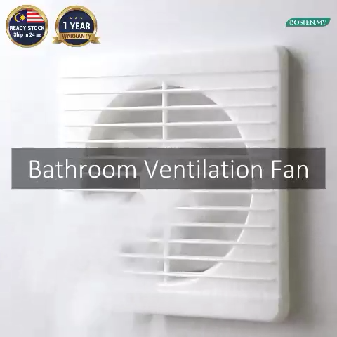 COOL POWER 4/6/8" Window Ventilation Exhaust Fan Bedroom Living Room ...