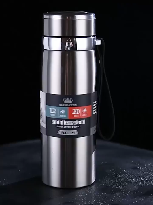 กระติกเก็บน้ำร้อน กระติกเก็บเย็น กระติกเก็บเย็น 1000ML 316 ความจุขนาดใหญ่ กระบอกน้ำสแตนเลสเก็บ ...