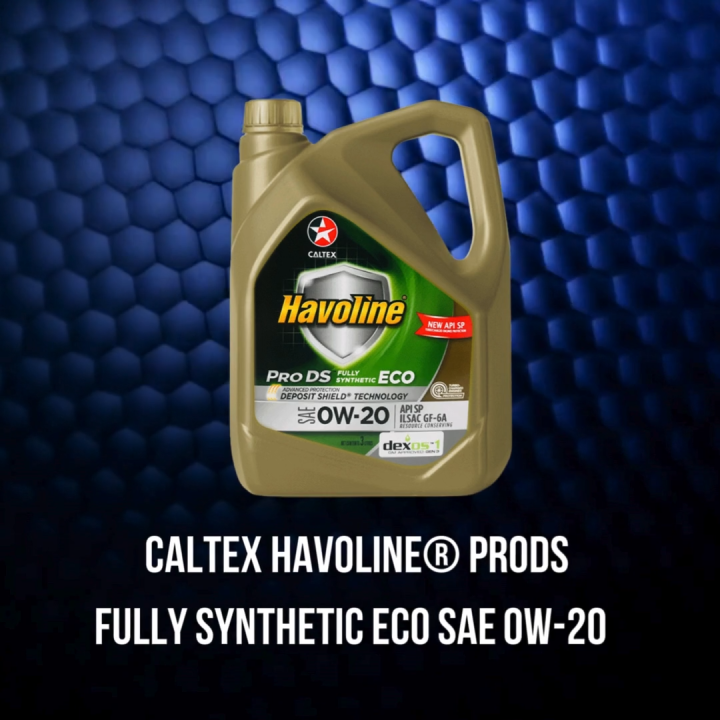Caltex Havoline ProDS Fully Synthetic 0W20 (3liter) with Touch N Go ...
