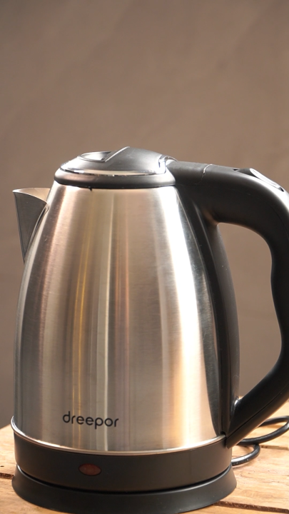 Dreepor 2L Capacity Electric Kettle Electric Heater Stainless Steel ...
