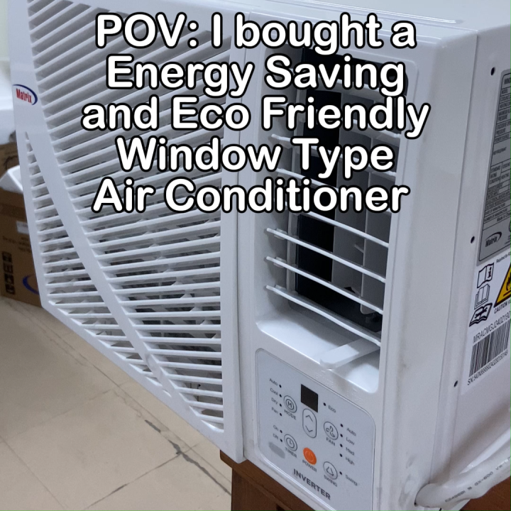 Matrix Aircon Shop PH - Mx-INV1100 Matrix 1HP Window Type Aircon (DC ...