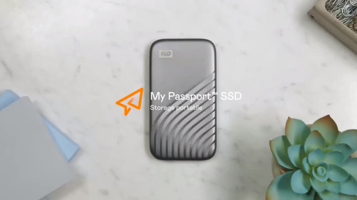 WD Western Digital My Passport NVMe SSD Portable External EXT SSD with ...