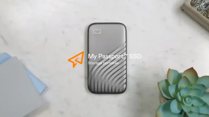 WD Western Digital My Passport NVMe SSD Portable External EXT SSD with ...