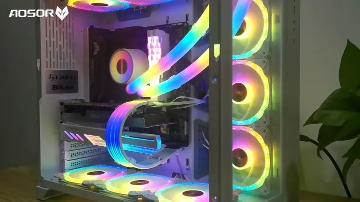 CoolMoon ARGB Radiator Coolant Hose 5V3Pin Silicone Soft Tube ...