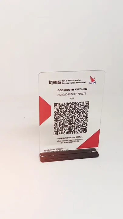QR Code Custom Akrilik UV Print & Laser CUT | Lazada Indonesia