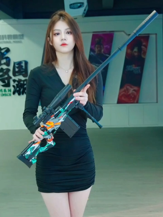 ปืนกระสุนอ่อน ปืนของเล่นเด็ก ยิงได้ไกล ปืนของเล่นใหญ่ AWM 98k gun toys ปืนไรเฟิลของเล่น เลนส์ ...