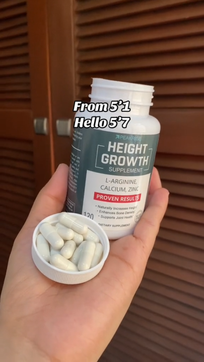 Organic Formula to Help Grow Height - Height Growth Capsules, Promote ...