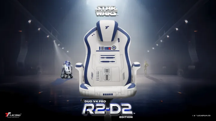 TTRacing Duo V4 Pro R2-D2 Edition Gaming Chair Ergonomic Home Office ...