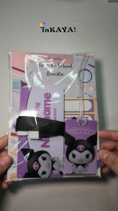 Inkaya Back to School: Personalized PVC Bag Tag, PVC Name Tag | Custom ...