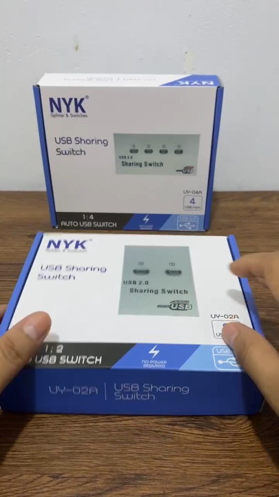 NYK USB Sharing Switch / USB Data Switch Printer 4 port / 2 port ...