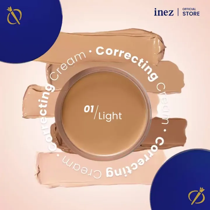 Color Contour Plus Correcting Cream Inez / Foundation Padat / Alas ...