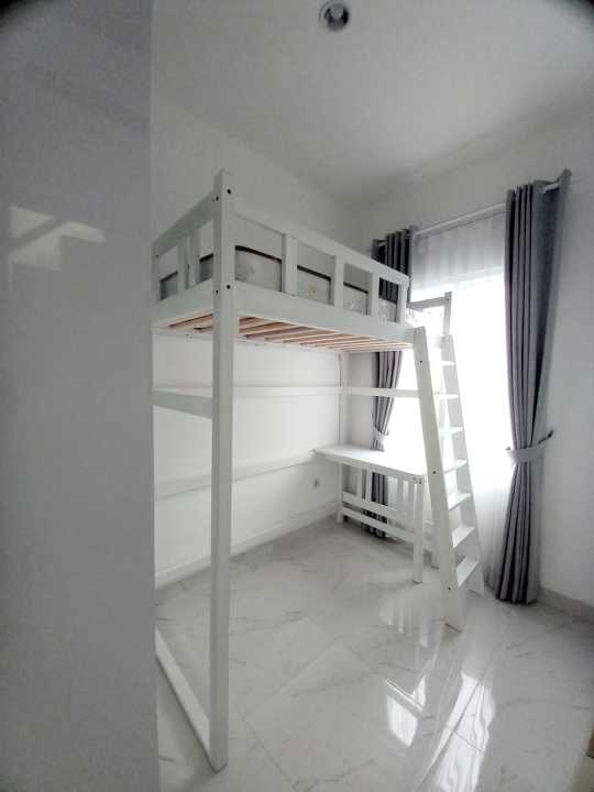 Loft bed Ranjang Tingkat Tinggi 1 Orang Loftbed Ranjang Susun | Lazada ...