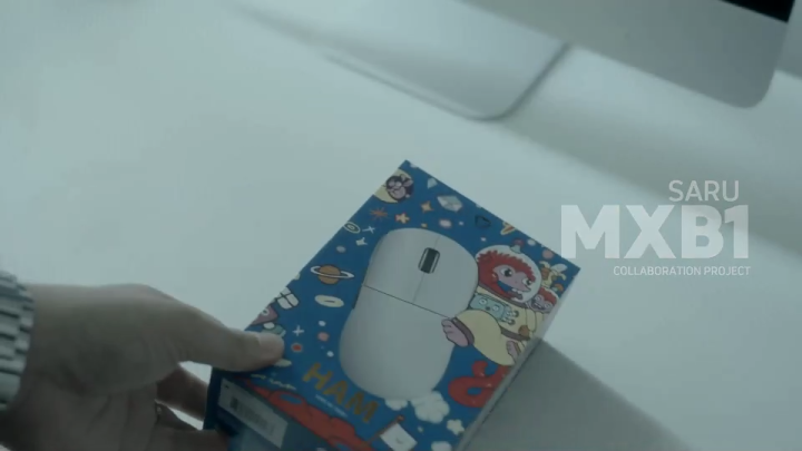 [สินค้าประกันศูนย์ 1 ปี] SARU เมาส์เกมมิ่งไร้สาย 4K SARU MXB1 x NHD (Never Hate Drawing ...