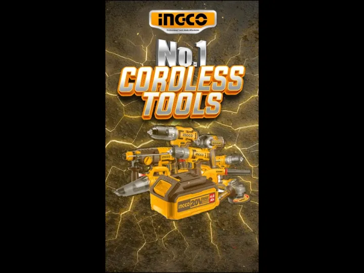 Ingco 20V Lithium-Ion Cordless Work Lamp P20S Powershare CWLI2025 ...