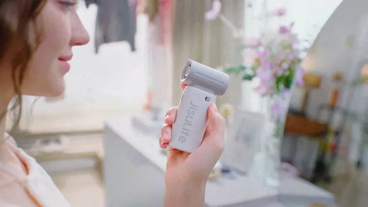 JisuLife Mini portable fan Life 9 5000mAh Fashionable cool and ...