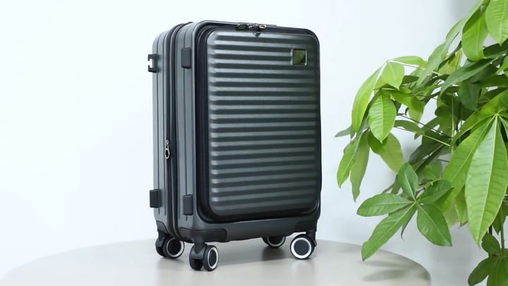 【Free Gifts】20/24/28 Inch Front Open Luggage Expandable Trolley Case ...