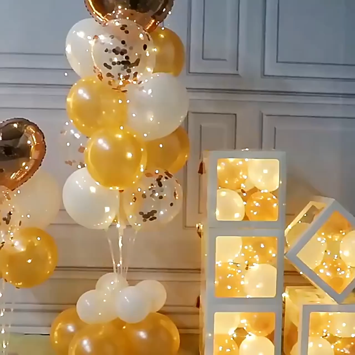 Balloon Box Birthday Party Digital Decoration Proposal Letter ...