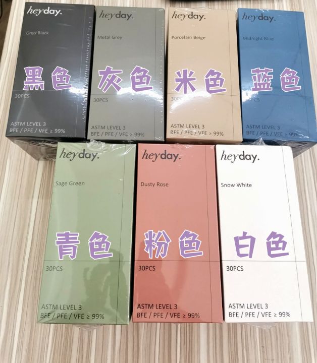 Heyday 4ply PREMIUM medical mask😷 | Lazada