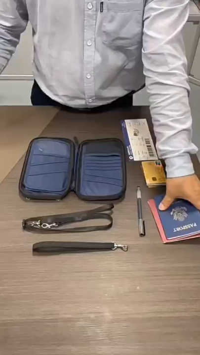 กระเป๋าพาสปอร์ตแท้ Waterproof RFID Passport Cover ID Card Bank Card ...