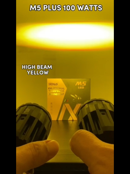 Original EXL Senlo M5+ Premium Mini Driving Light 100W Lighting Power ...