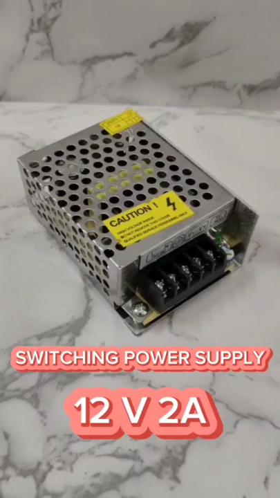 Switching Power Supply สวิทชิ่ง เพาวเวอร์ ซัพพลาย หม้อแปลงไฟฟ้า 12V 2A ...