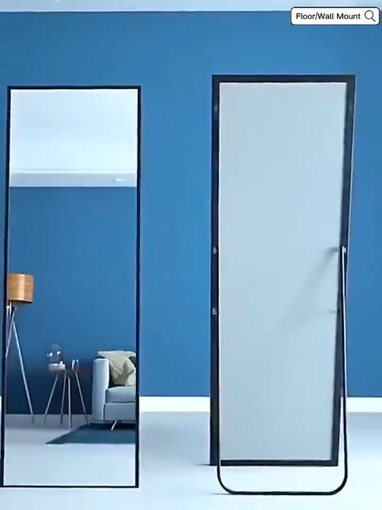 147x36.5cm Full Body Wall Stand Mirror Full Body Frame Make Up Bedroom ...