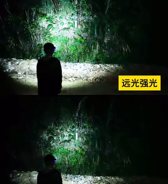 Smiling Shark Headlamp (TD 0123A) Rechargeable, 230° Wide Beam Head Lamp LED with Motion Sensor ...