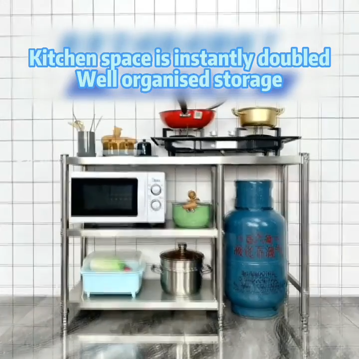 Gas Stove Stand Rack Kitchen Organizer Storage Rack 304 Stainless Steel ... Gas Stove Stand Rack Kitchen Organizer Storage Rack 304 Stainless Steel ...