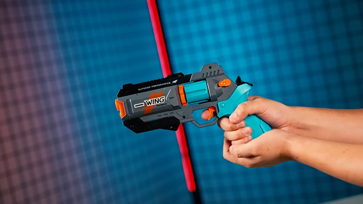 Children Deformed Explosive Mecha Revolver Drum Manually Loaded Can ...