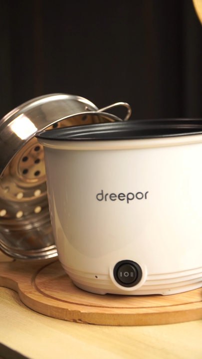 Dreepor Mini Rice Cooker Electric Multi cooker Electric Boiling Pot ...
