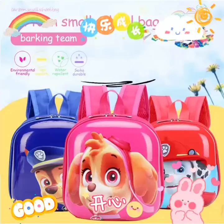 Bags Kids School Bag Hard Shell Paw Patrol Kindergarten Kids Backpack ...