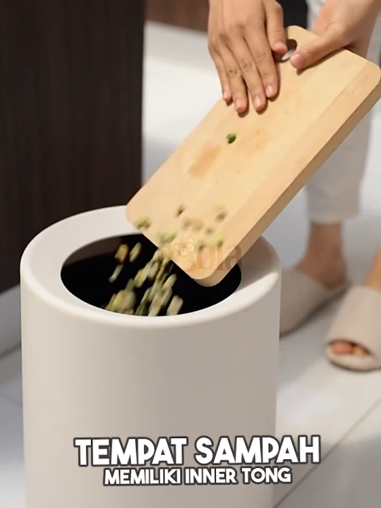 Angola Tempat Sampah Bulat E100 Trash Bin / Tong Sampah Plastik ...