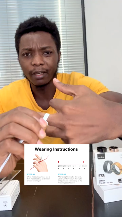 Aolon Ring Gen3 Smart Ring IP68 Waterproof Swimming Diving Sports ...