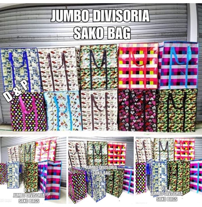 🌸SAKO BAGS JUMBO WITH ZIPPER 3PC. | Lazada PH