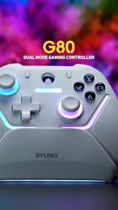 Sades Ryunix G80 Gamepad Hall Effect Dual Mode Gaming Controller ...