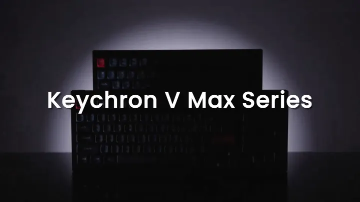 KEYCHRON V5 MAX Carbon back (RED/BROWN SWITCH) | KEYBORD(คีย์บอร์ด ...